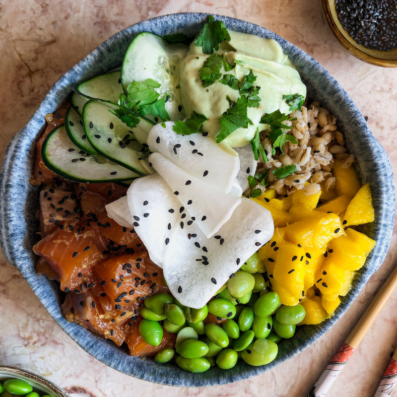 Poke bowl Super Six style | The Gut Health Doctor